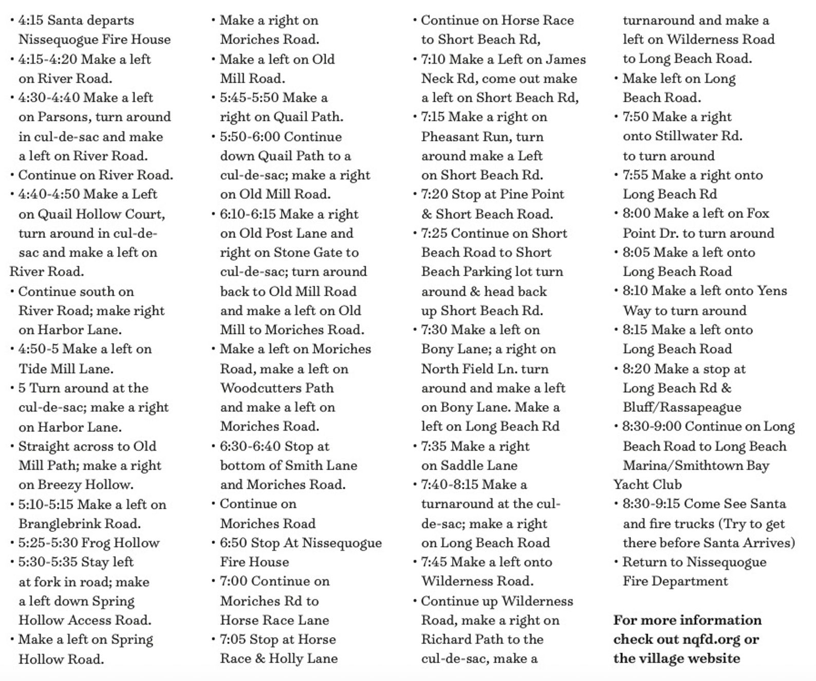 Village of Nissequogue Volunteer Fire Department